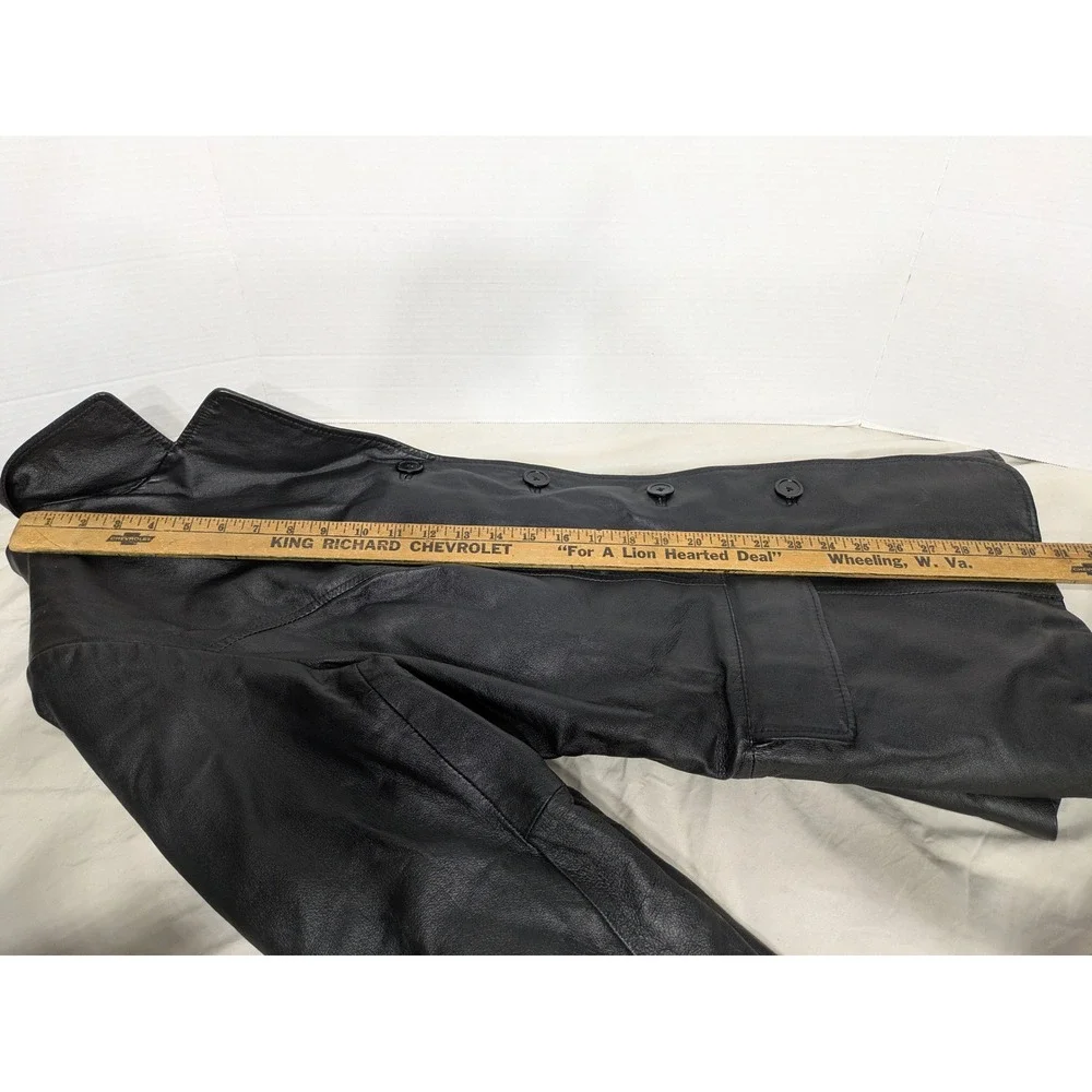 Venezia Vitale | Jackets & Coats | Venezia Vitale Black Genuine Leather ...